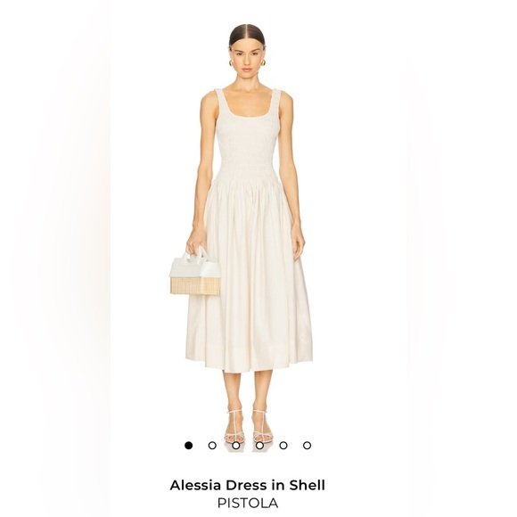 pistola | Dresses | Alessia Dress In Shell | Poshmark